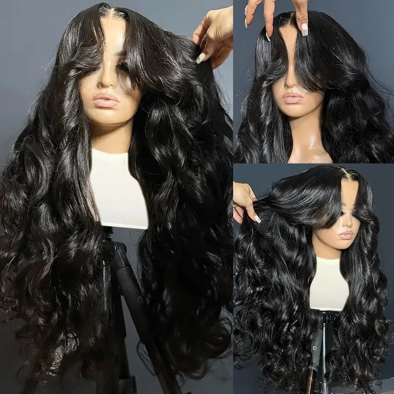 Body Wave Wig 5x5 HD Lace Closure Wigs Small Head Friendly Bleached Kn ...