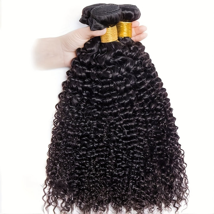 Virgin Peruvian Curly Hair 3 Bundles Human Hair Weave One More ...