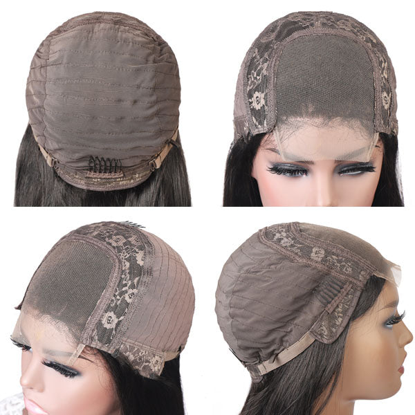 Transparent Lace Wig 4x4 Curly Lace Closure Wig Virgin Human Hair Wigs ...
